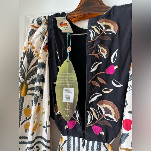FARM Rio | Dresses | Farm Rio Sand Palms Paradise Embroidered Cut Out ...
